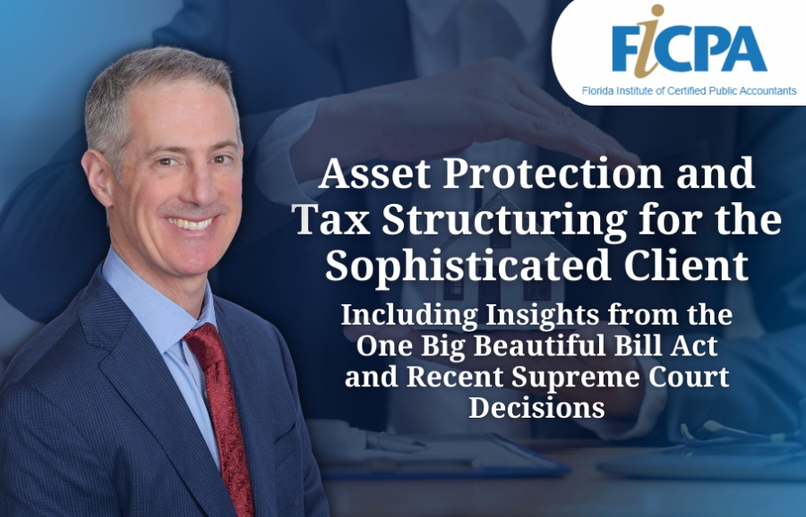 Gary presents for the FICPA North Suncoast Chapter his seminar: "Asset ...